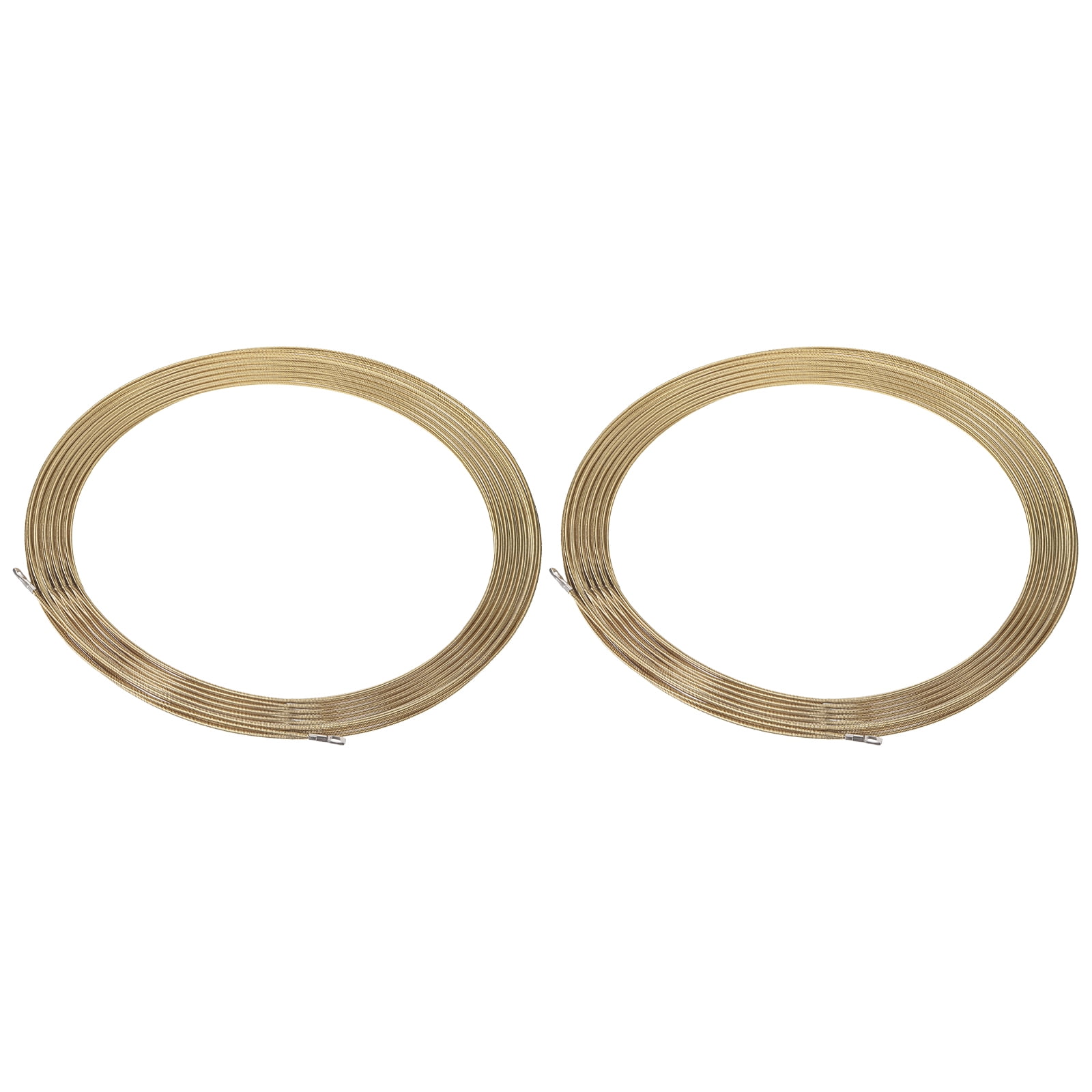 Uxcell 2pcs Fish Tape Electrical Wire Threader Wire Puller, 30m/98.4Ft ...