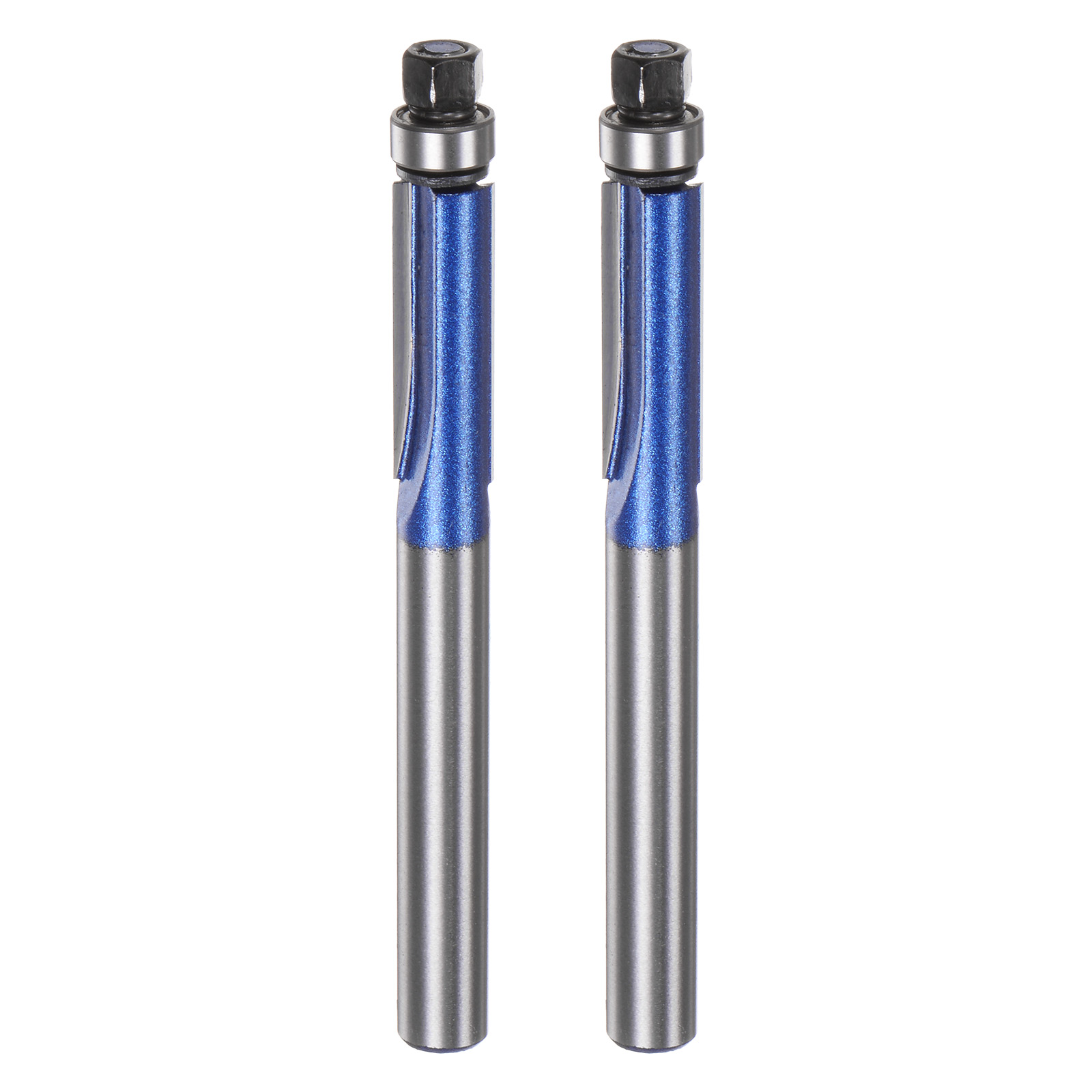 Uxcell 2pcs Flush Trim Router Bit 1/4" Shank 1/4" Dia for Woodworking ...