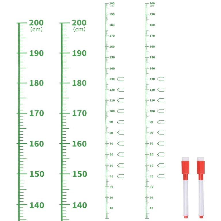 Printable Ruler Growth Chart For Numbers And Lines Growth Chart Ruler