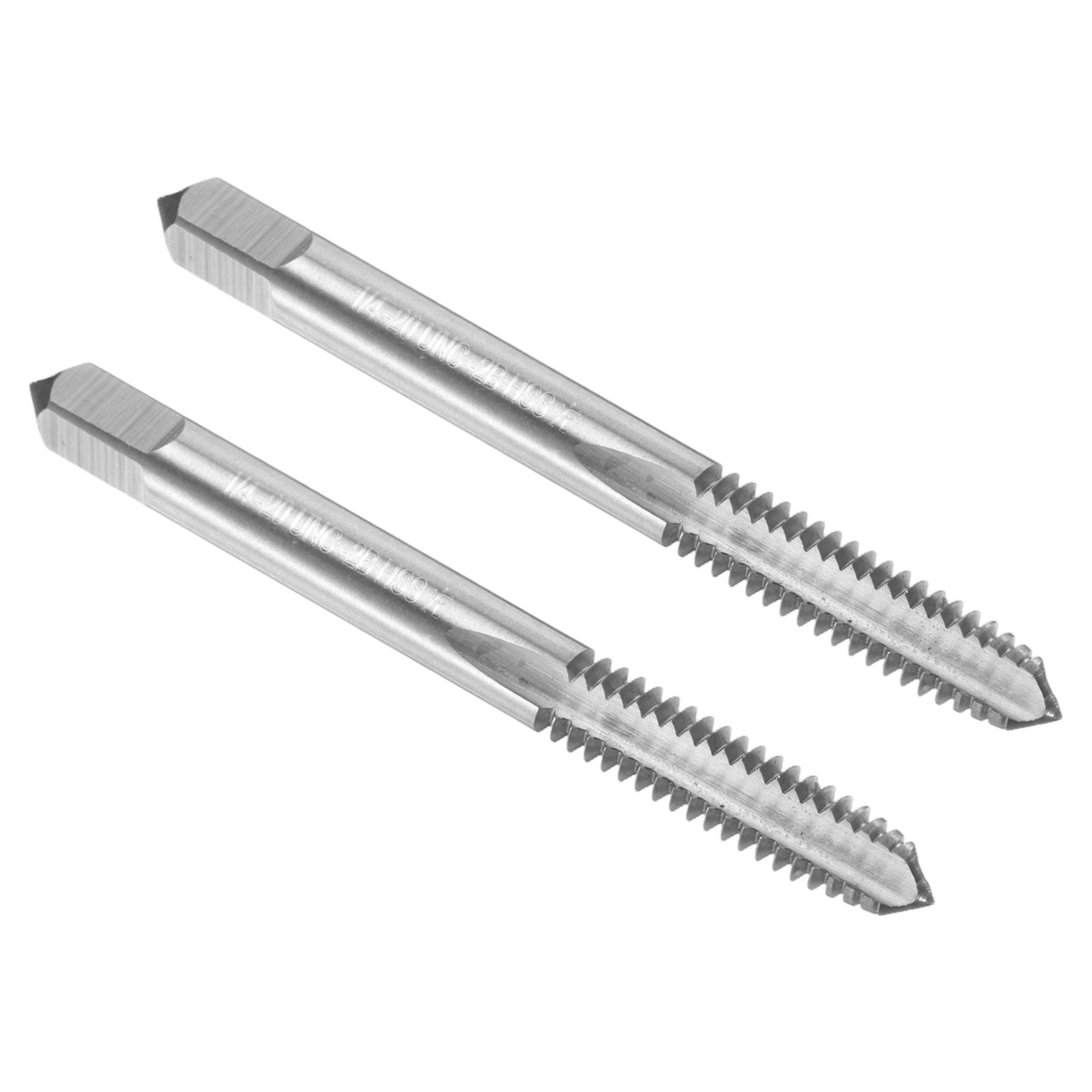 Uxcell 2pcs Hand Plug Tap 1/4-20 UNC 2B Left Hand Thread Plug Style ...