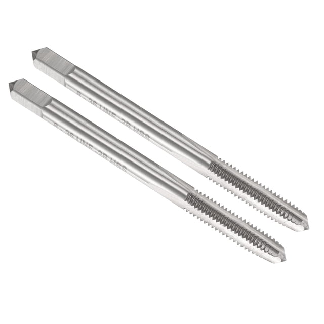 Uxcell 2pcs Hand Plug Tap #8-36 UNF 2B Thread Plug Style Taps Straight ...