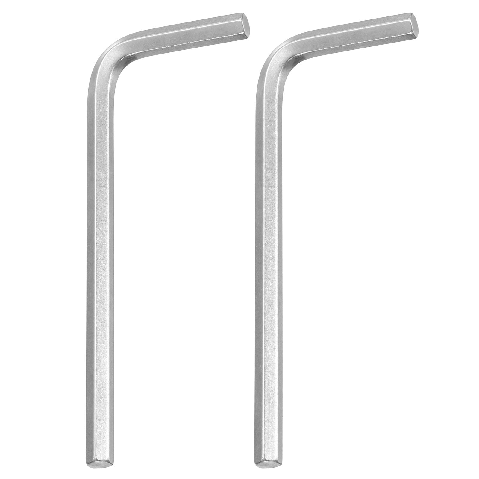 Uxcell 2pcs Hex Key Wrench 4mm Stainless Steel L-Shape Hexagon Metric ...