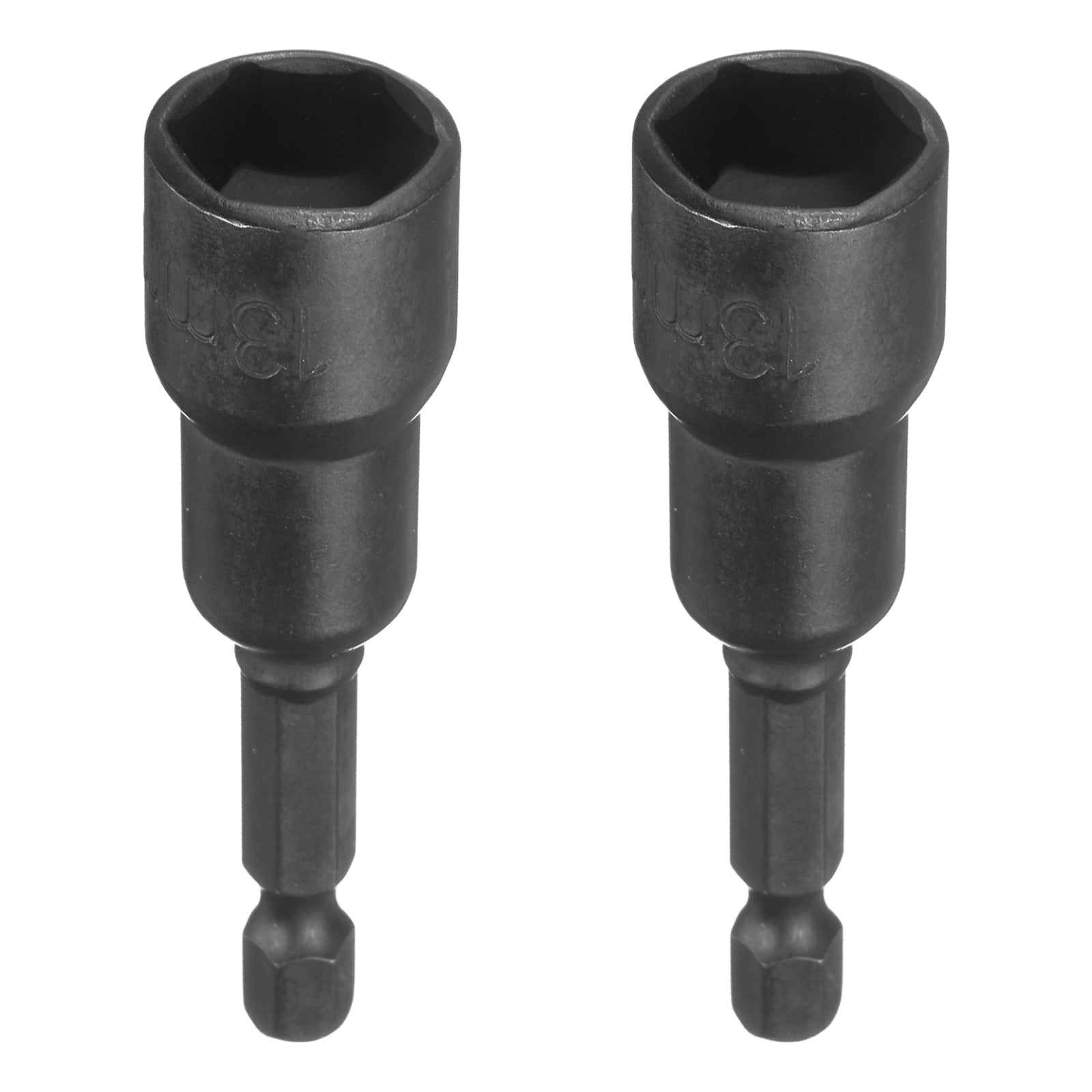 Uxcell 2pcs Hex Nut Driver Drill Bit 13mm 6-Points Socket 1/4" Hex ...