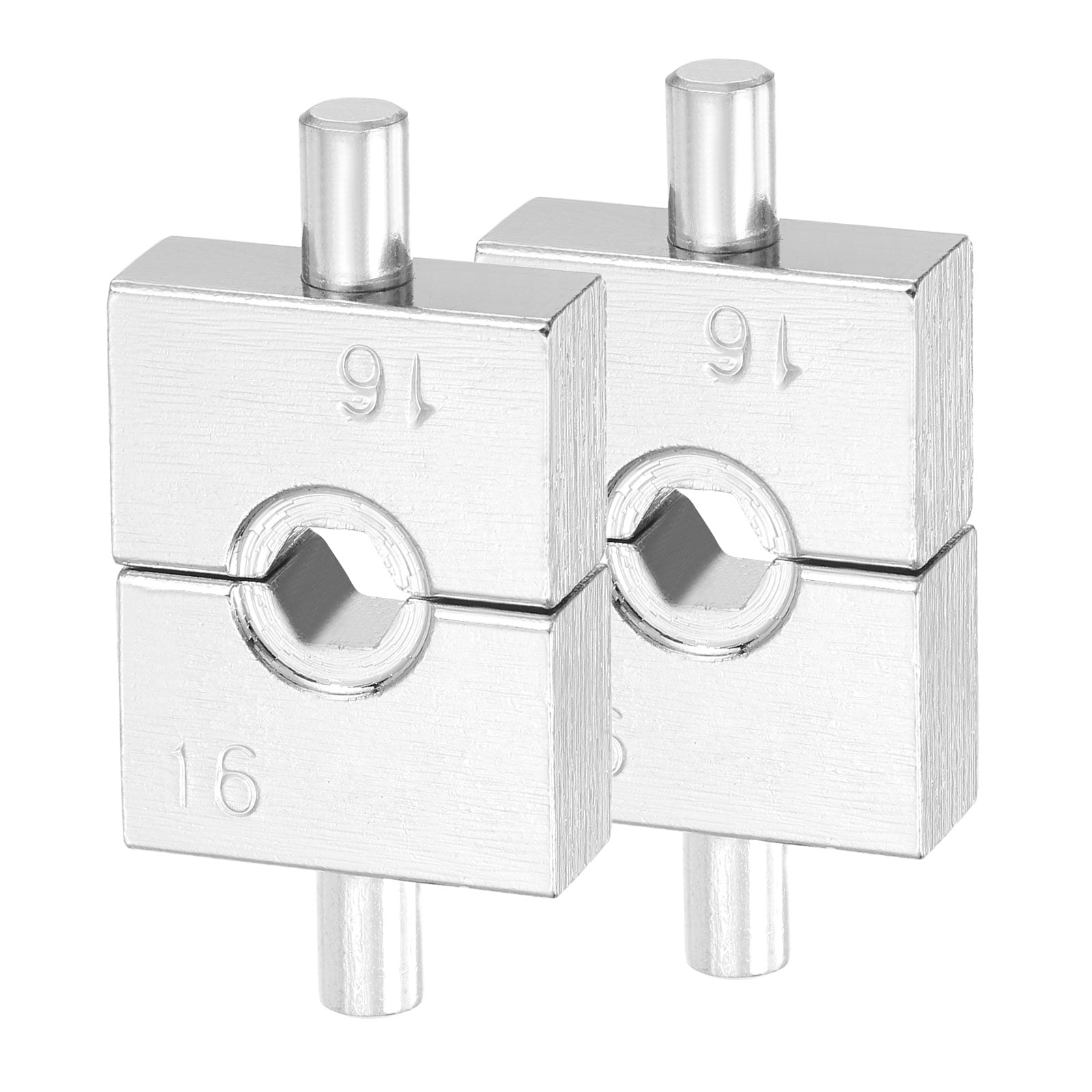 Uxcell 2pcs Hydraulic Crimping Die 5AWG 16mm 8 Ton Hexagon Crimper ...
