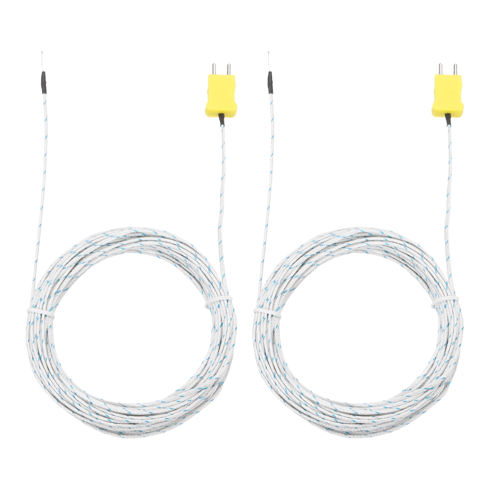 Uxcell 2pcs K Type Thermocouple Probe Mini Connector Temperature Sensor ...