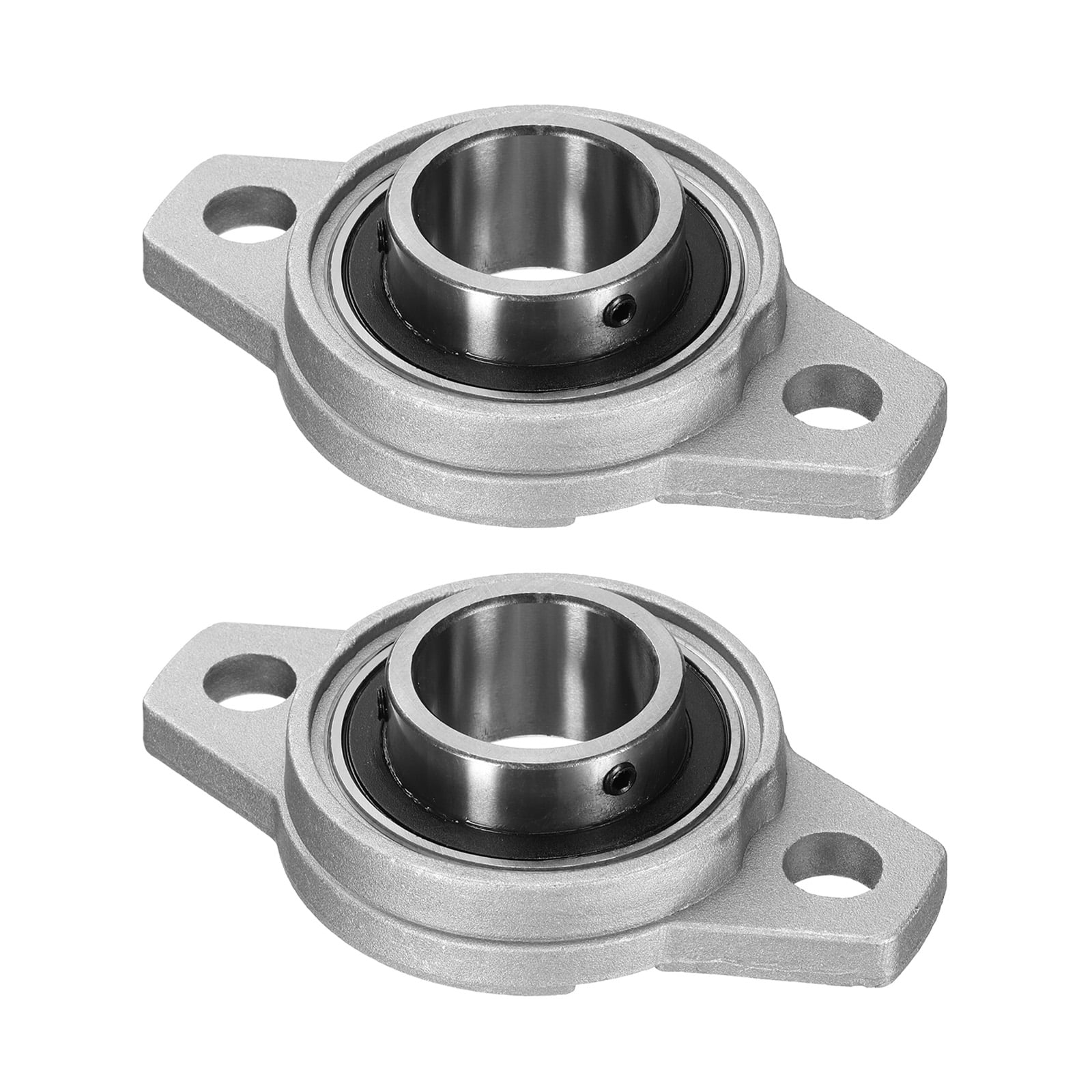 Uxcell 2pcs KFL006 Pillow Block Bearings 8mm Bore Bearing Units Zinc ...