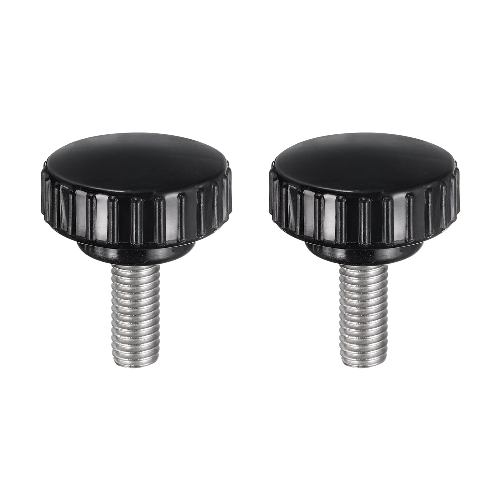 Uxcell 2pcs Knurled Clamping Knobs M8 x 20mm 304 Stainless Steel Thread 30mm Head - Walmart.com