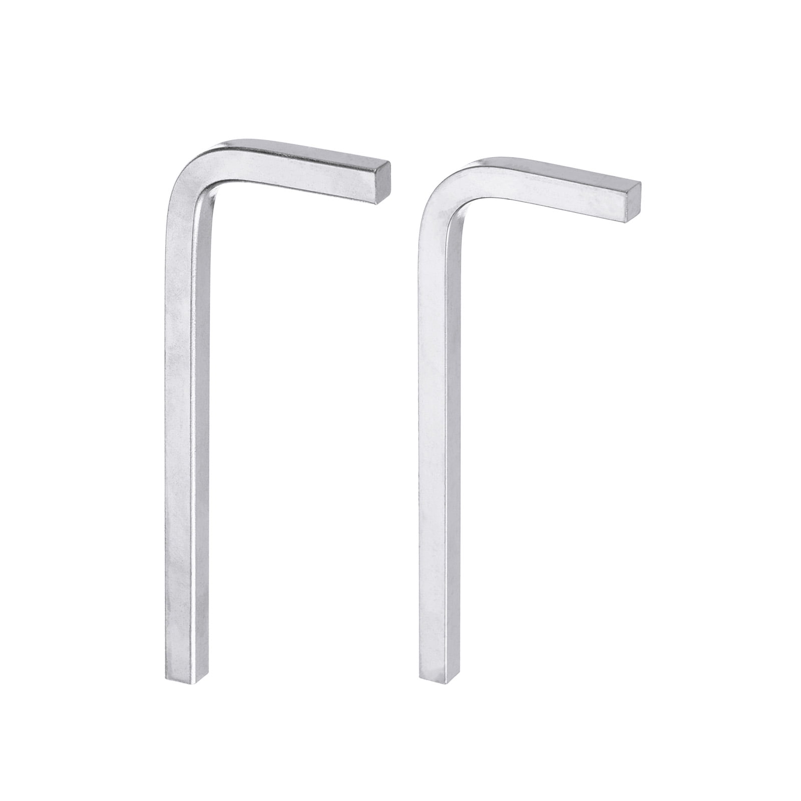 Uxcell 2pcs L-Shaped Square Head Wrench 5mm 6mm CR-V L-Key 4 Points ...