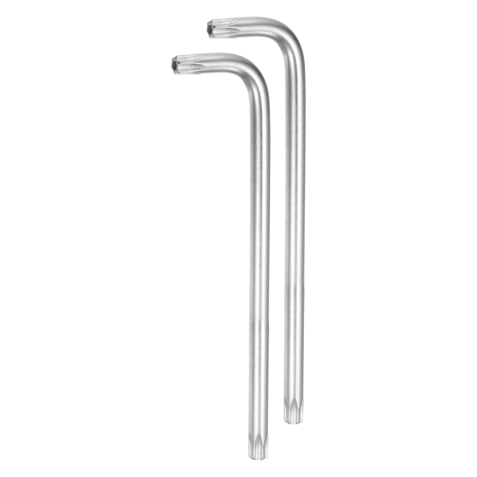 Uxcell 2pcs Tamper Proof Torx Star Key Bit Wrench T45 6.26" Long Arm L ...