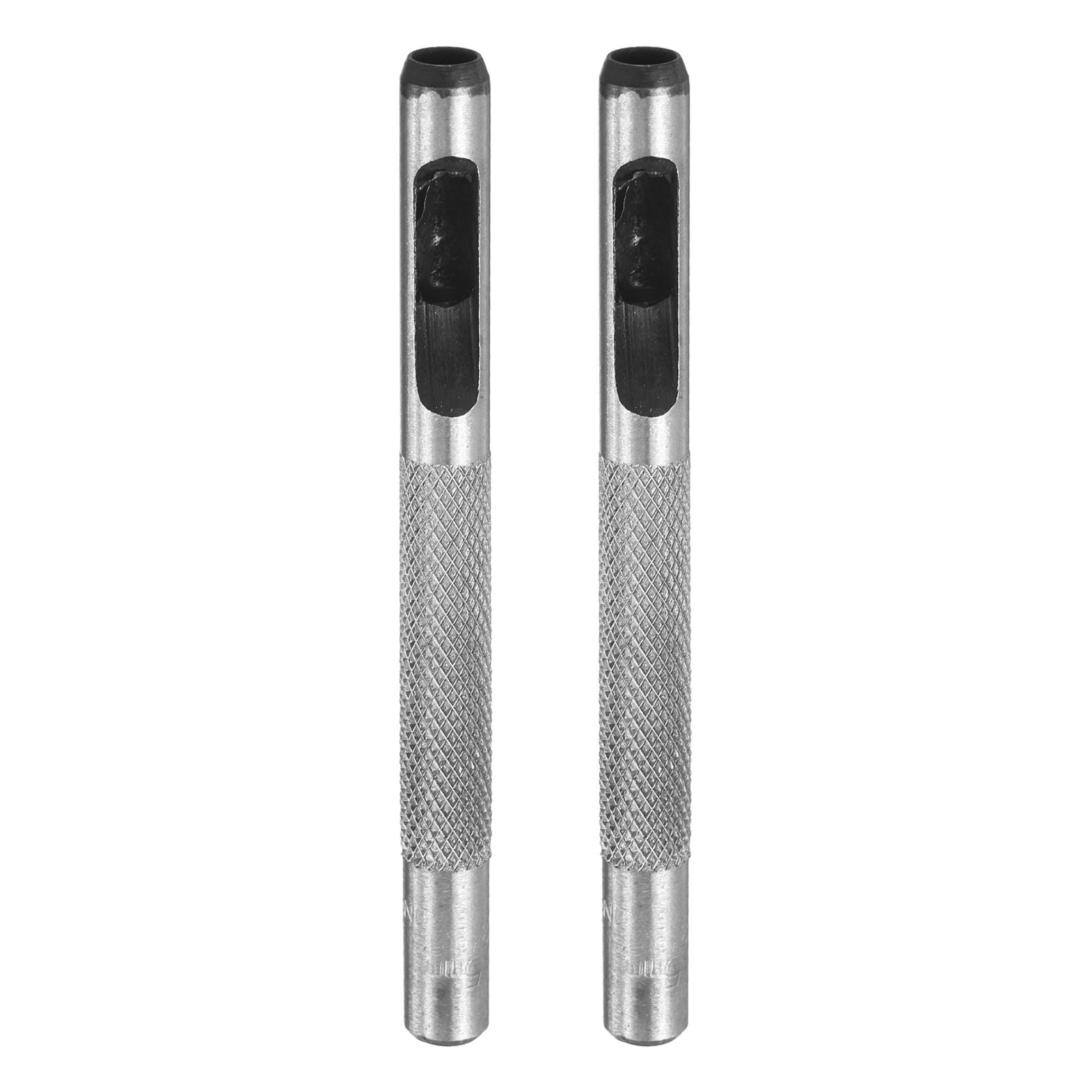 Uxcell 2pcs Leather Round Hole Punch, 5mm Hollow Hole Puncher Cutter ...