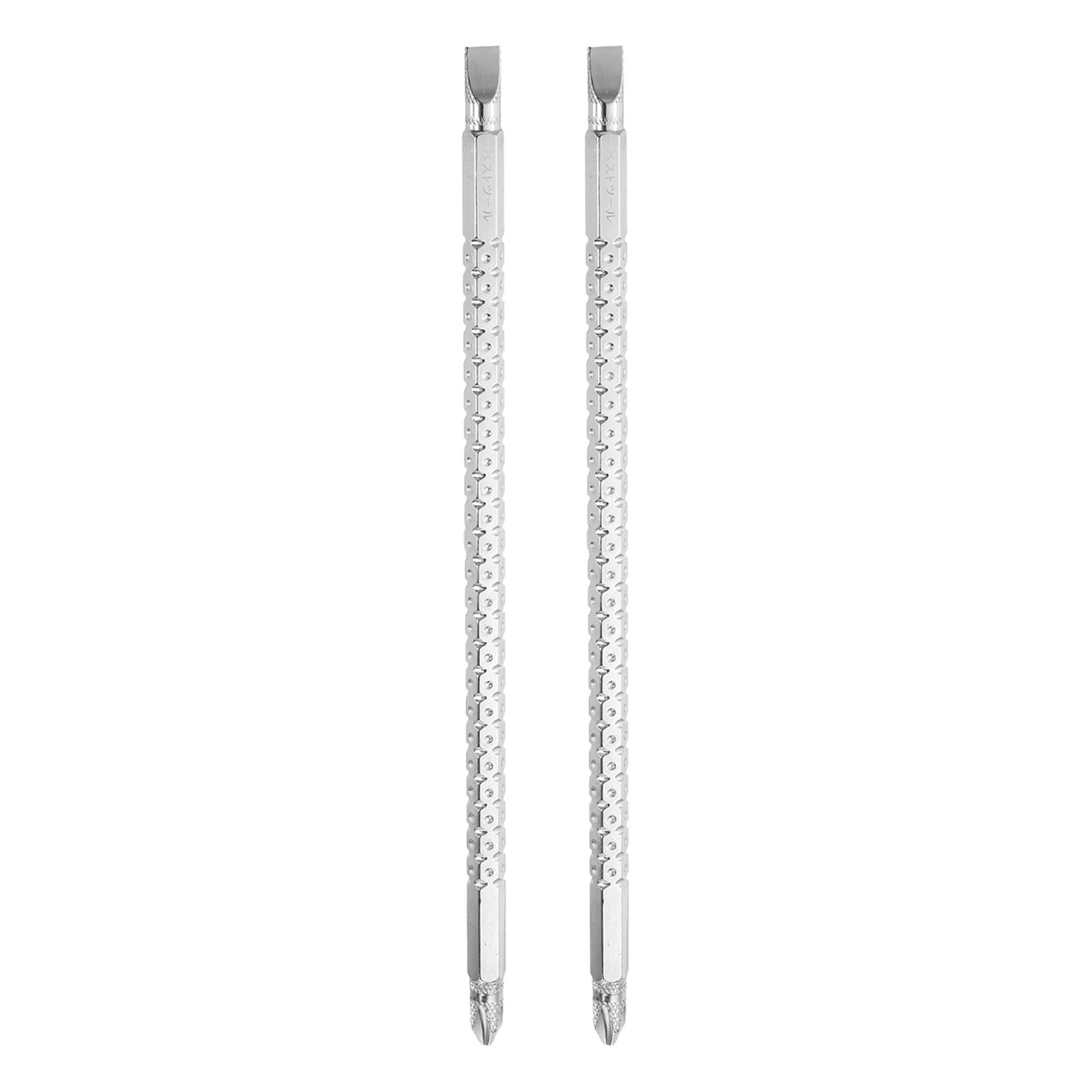 Uxcell 2pcs Magnetic Double Ended Screwdriver Bit PH2/SL6 6x180mm 1/4 ...