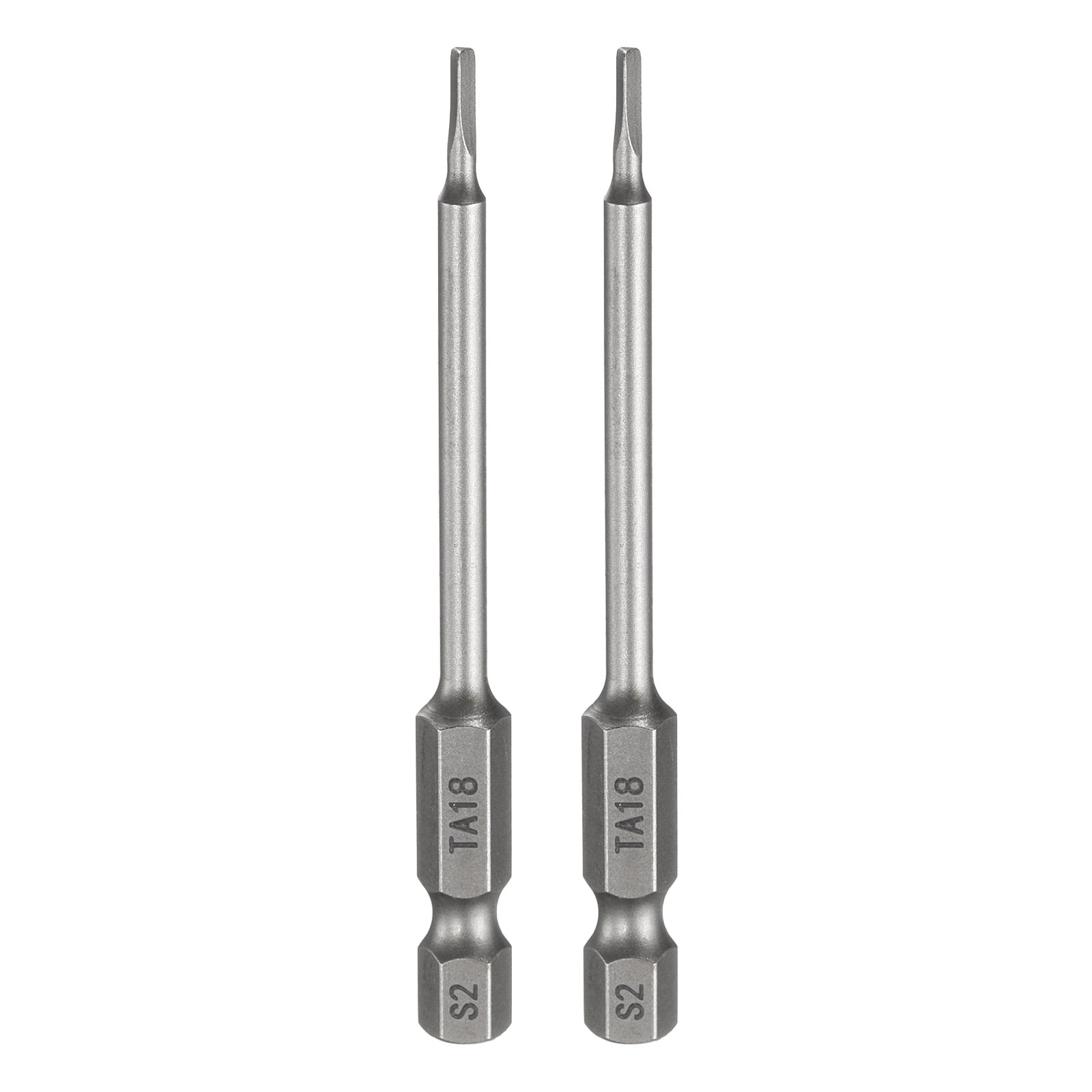 Uxcell 2pcs Magnetic Triangle Screwdriver Bit TA18 1/4" Hex Shank 3 ...