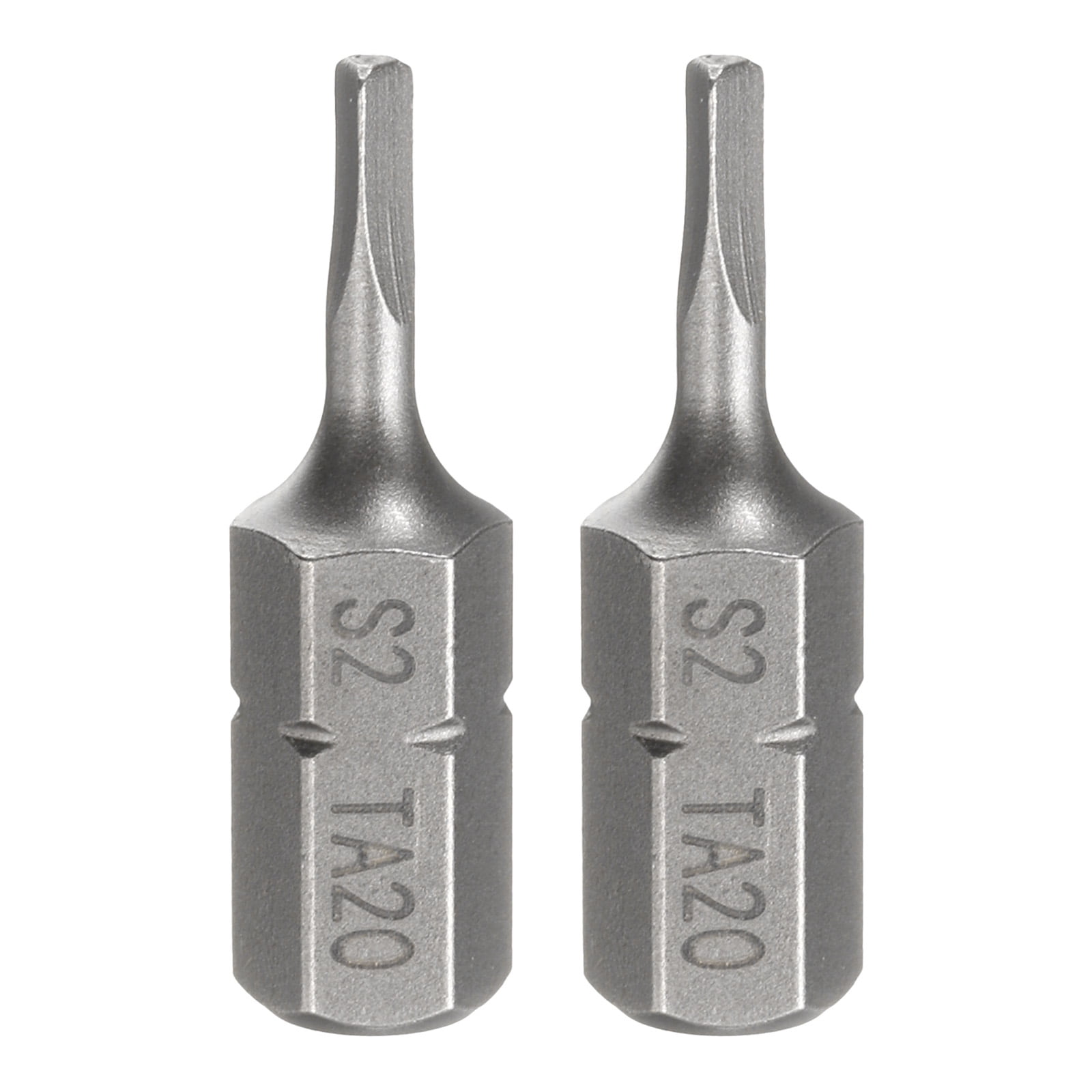 Uxcell 2pcs Magnetic Triangle Screwdriver Bit TA20 1/4" Hex Shank 1 ...