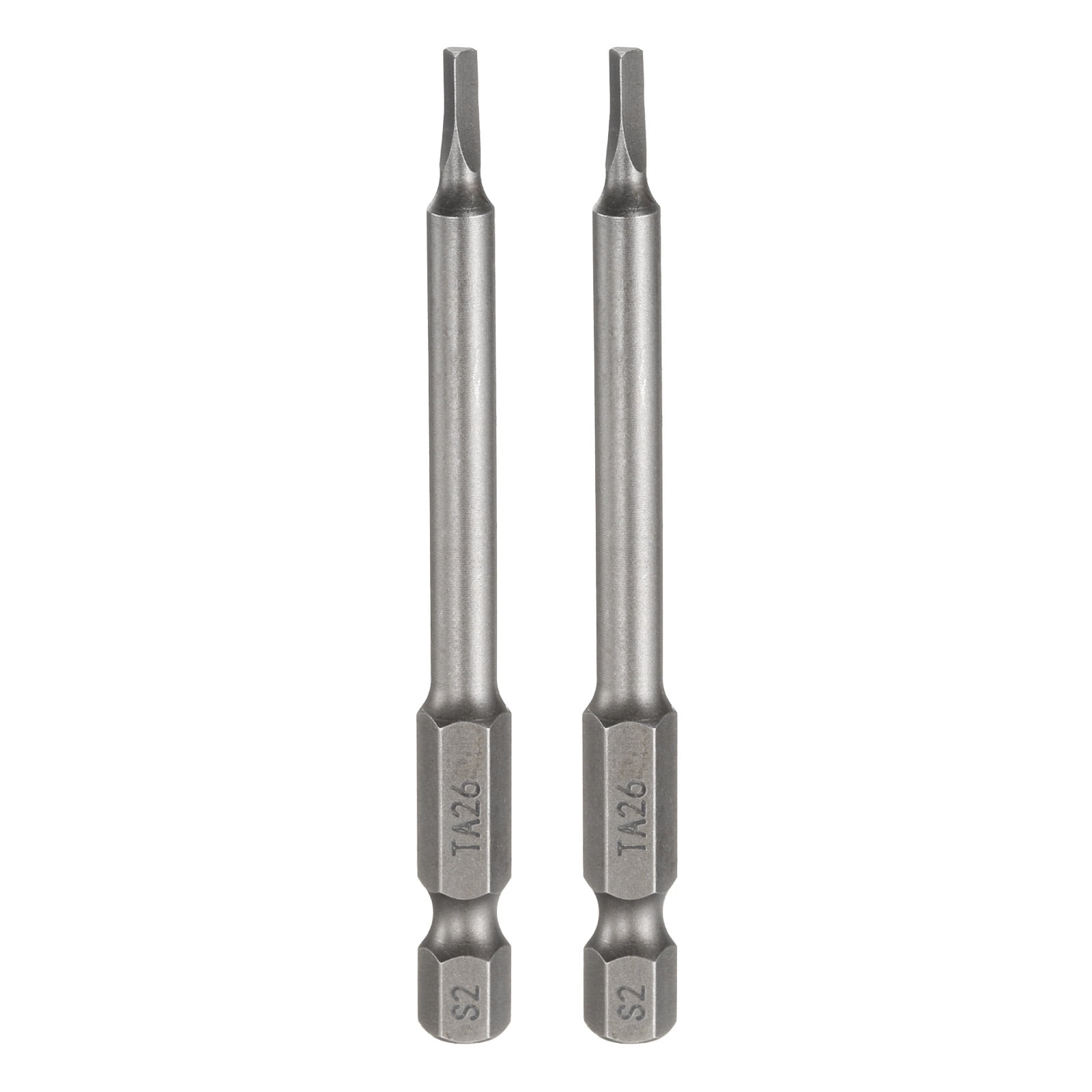 Uxcell 2pcs Magnetic Triangle Screwdriver Bit TA26 1/4" Hex Shank 3 ...