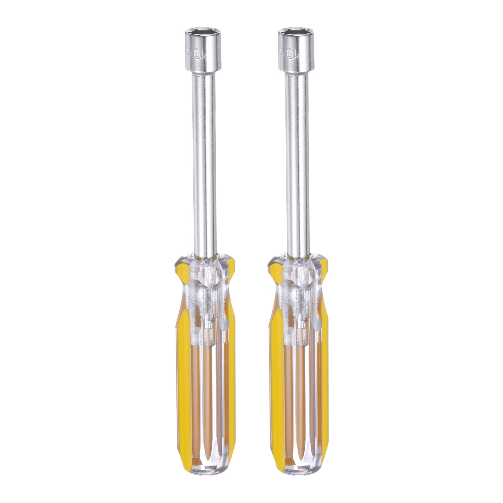 Uxcell 2pcs Metric Nut Driver 10mm CR-V Non-Magnetic Tip Hollow Shafts ...