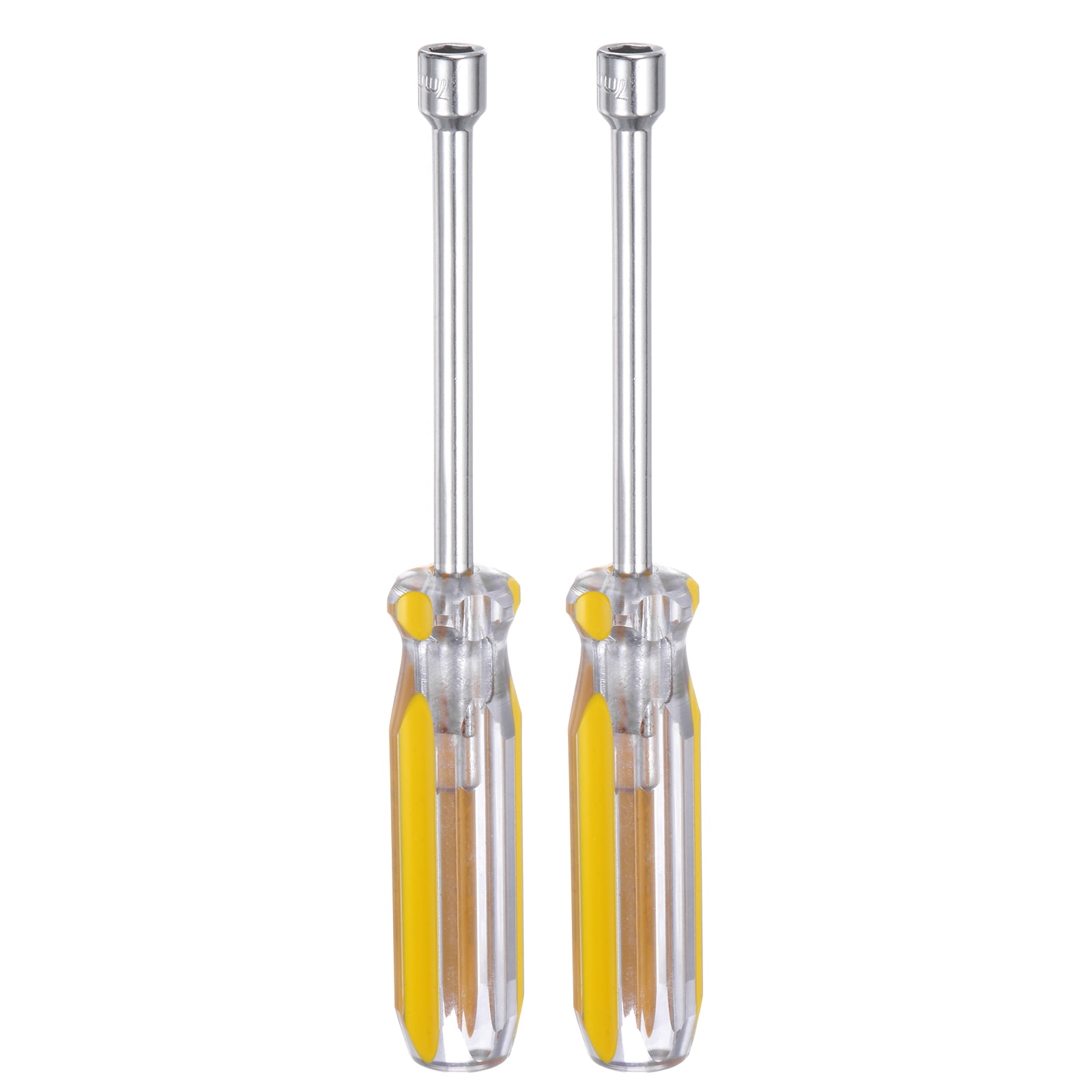 Uxcell 2pcs Metric Nut Driver 7mm CR-V Non-Magnetic Tip Hollow Shafts ...