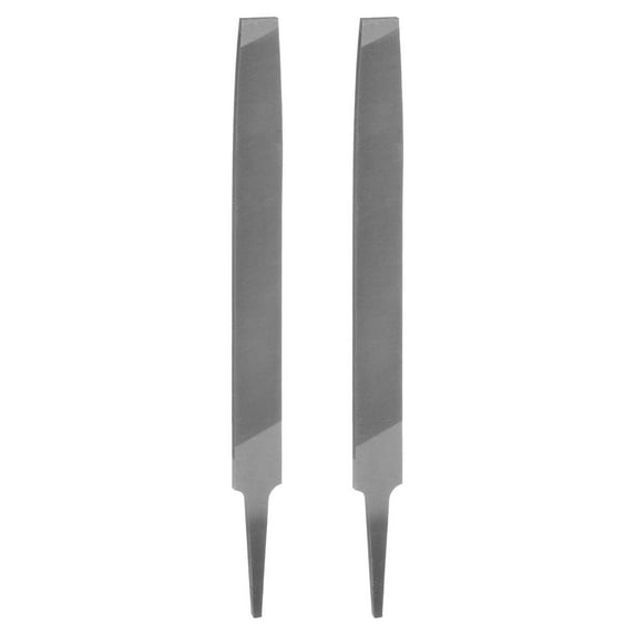 Uxcell 2pcs Mill File 6 Inch 3.3mm Carbon Steel Single Cut Flat Hand ...