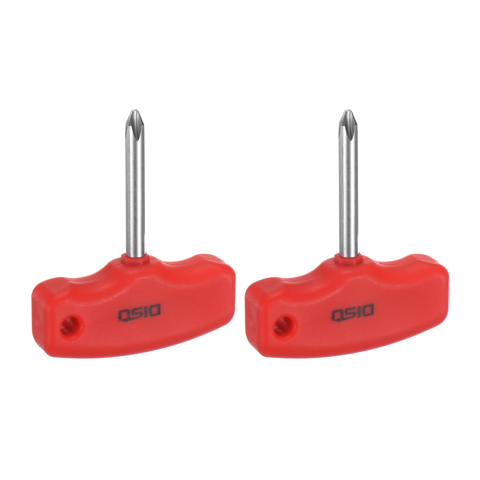 Uxcell 2pcs PH2 T-Handle Phillips Screwdriver #2 Stubby Magnetic ...