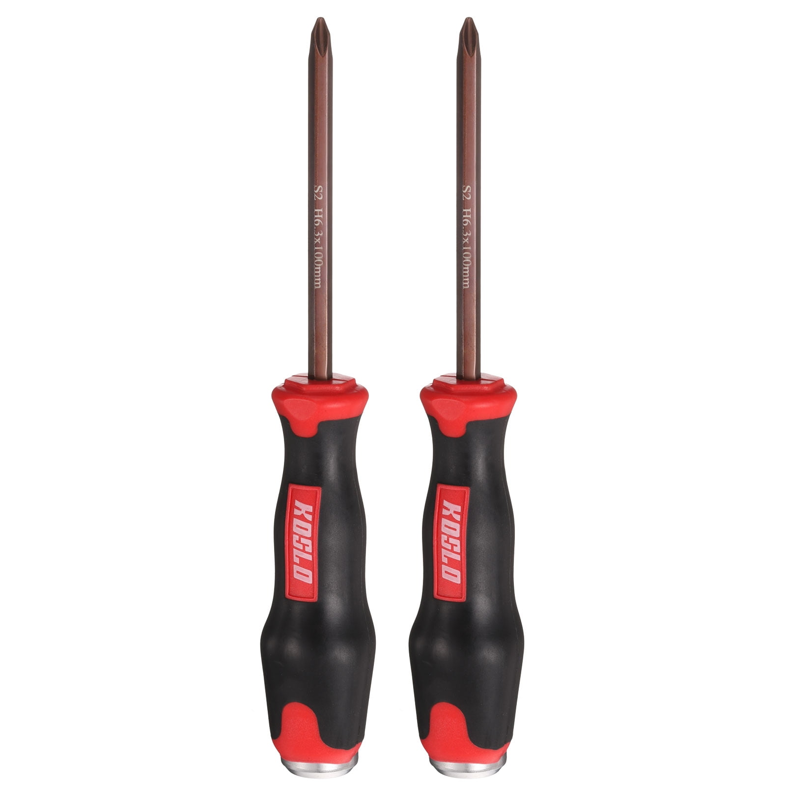 Uxcell 2pcs PH3 Phillips Screwdriver #3 8.66" Magnetic Screwdrivers 4. ...