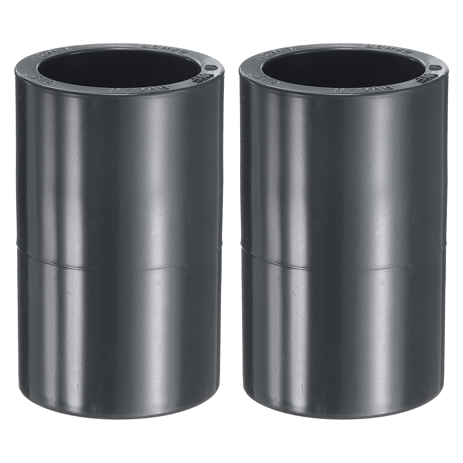 Uxcell 2pcs PVC Pipe Coupling Adapter 3/4" Straight Socket Pipe Fitting ...