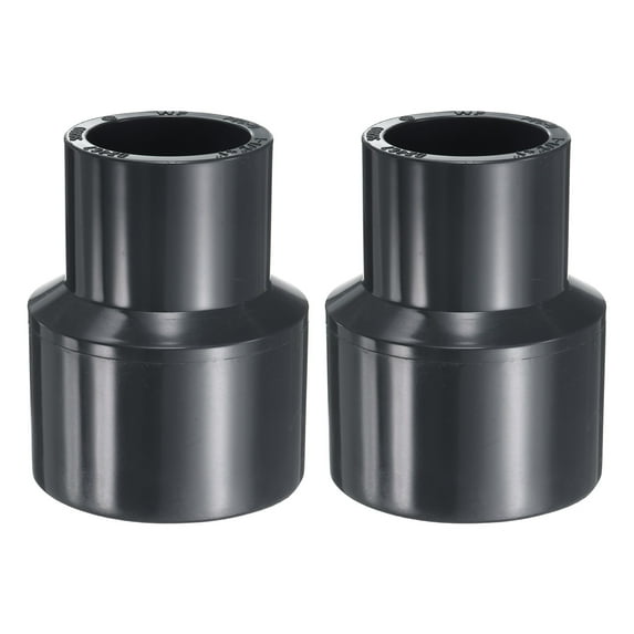 Uxcell Reducing Coupling Increaser Reducer Coupling Pipe Fittings Black ...