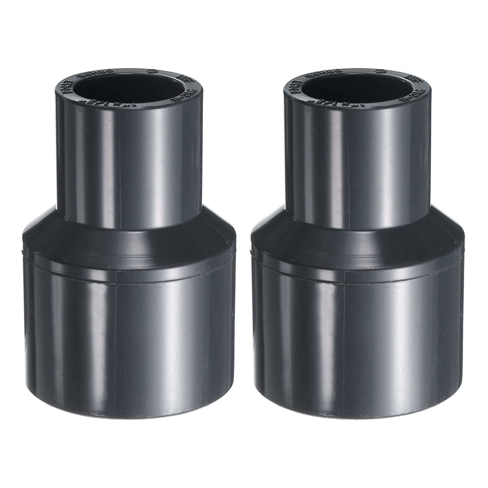 Uxcell 2pcs PVC Reduce Coupling 1 x 1/2" Increaser/Reducer Coupling ...