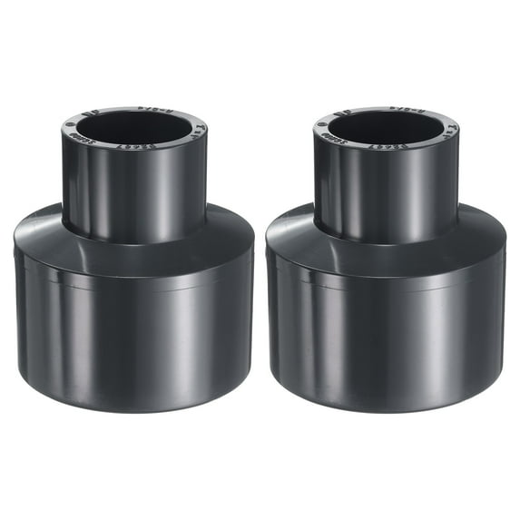 Uxcell Reducing Coupling Increaser Reducer Coupling Pipe Fittings Black ...