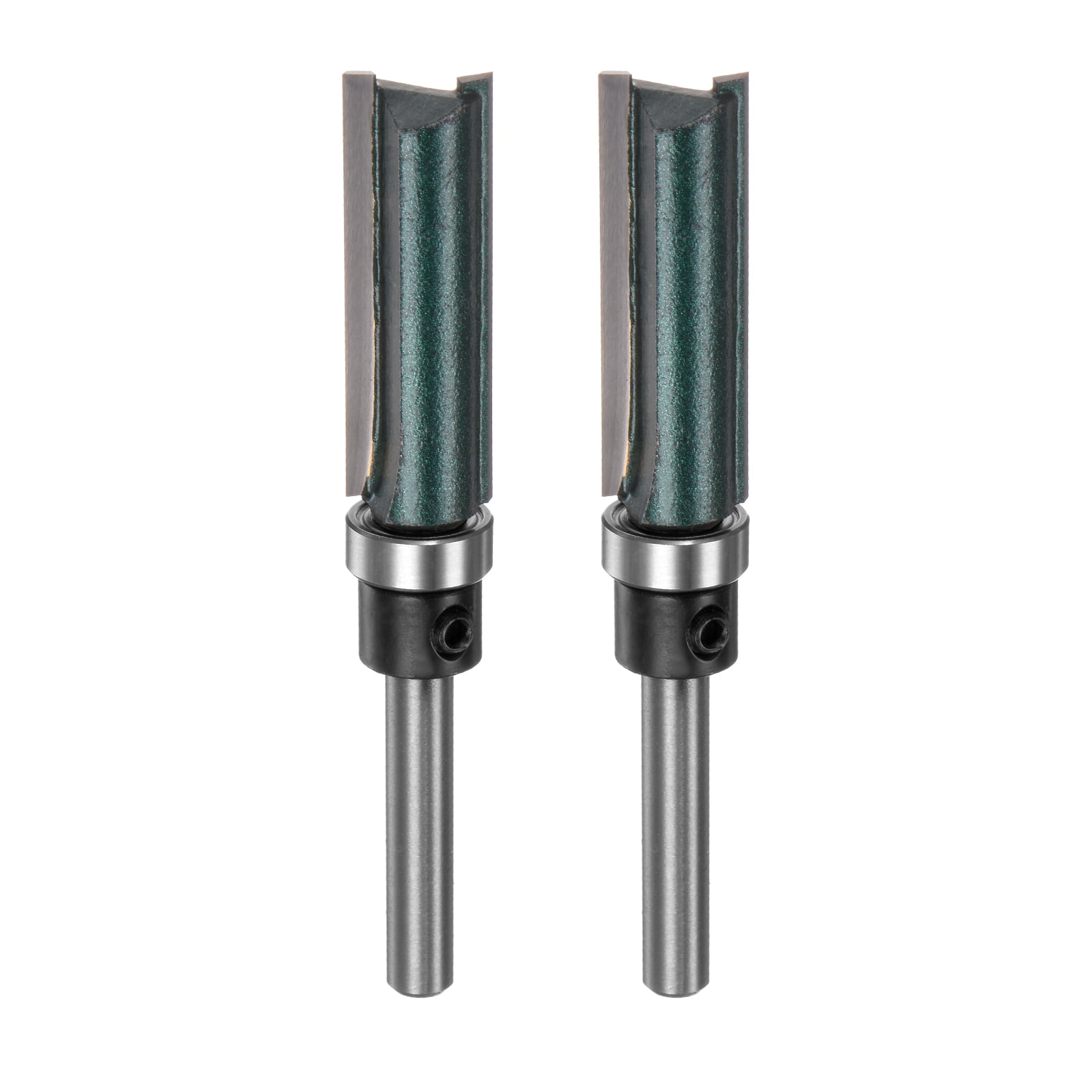 Uxcell 2pcs Pattern Flush Trim Router Bit 1-1/2" Cutting Length for ...