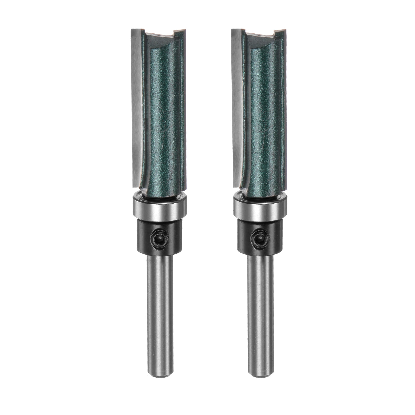 Uxcell 2pcs Pattern Flush Trim Router Bit 1-1/2" Cutting Length for ...