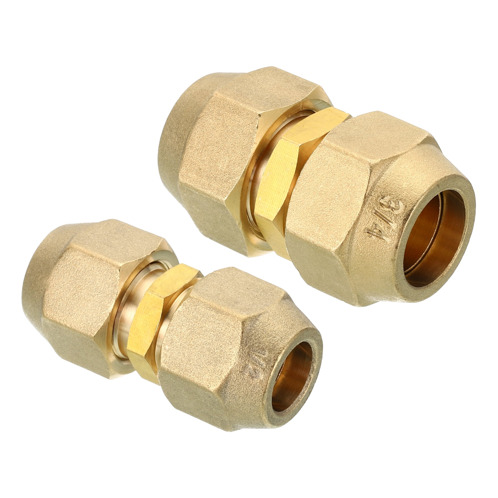 Uxcell 2pcs Pipe Extension Joint Connector Set for Copper Pipe Dia 1/2 ...