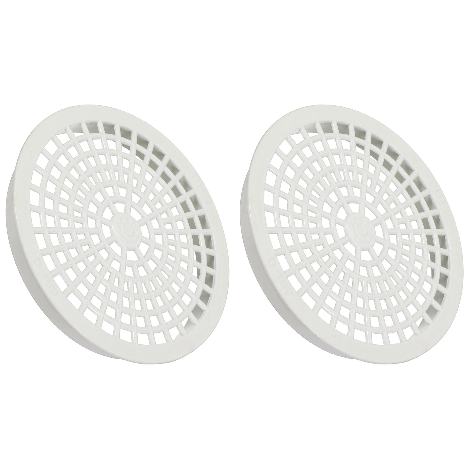 Uxcell 2pcs Plastic Pipe Termination Cap (5" 150mm, White) - Plastic ...