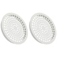 Uxcell 2pcs Plastic Pipe Termination Cap (5" 150mm, White) - Plastic ...