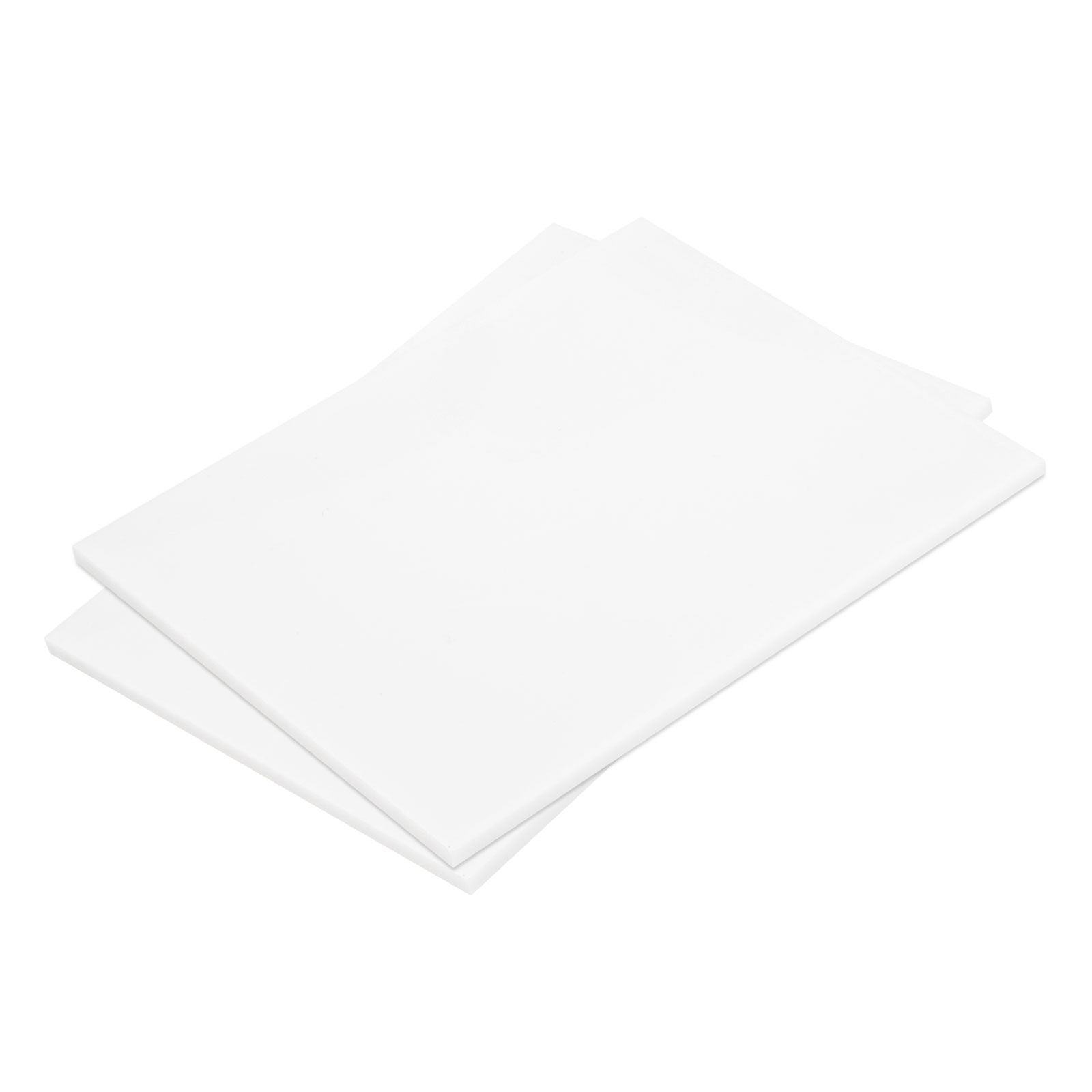 Uxcell 2pcs Plastic UHMW Sheets, Ultra High Molecular Weight ...
