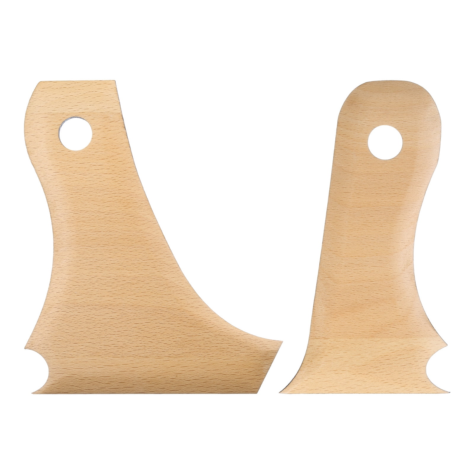 Uxcell 2pcs Pottery Ribs Trimming Tools Pottery Profile Bundle Foot ...