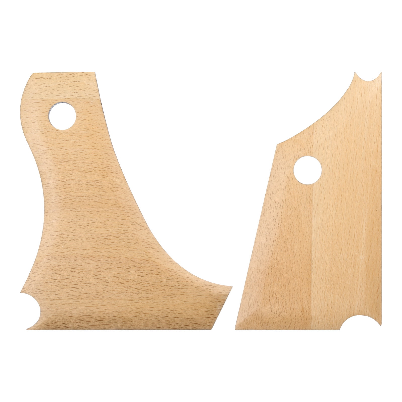 Uxcell 2pcs Pottery Ribs Trimming Tools Beech Pottery Profile Bundle ...