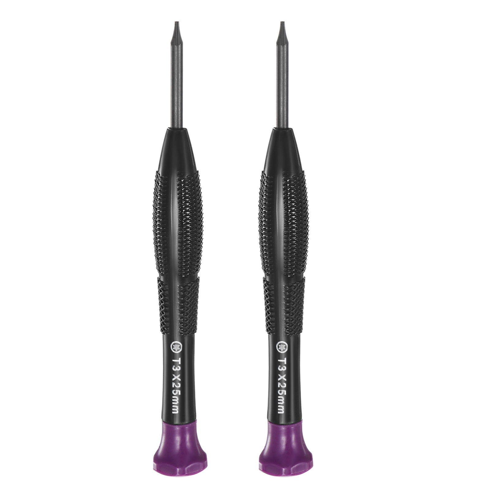 Uxcell 2pcs Precision Torx Screwdriver T3 Star Head Swivel Lid Nonslip ...
