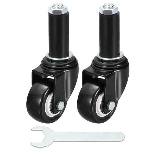 Uxcell 2pcs Prep Table Caster Wheels (2 Inch) - Heavy Duty Swivel ...