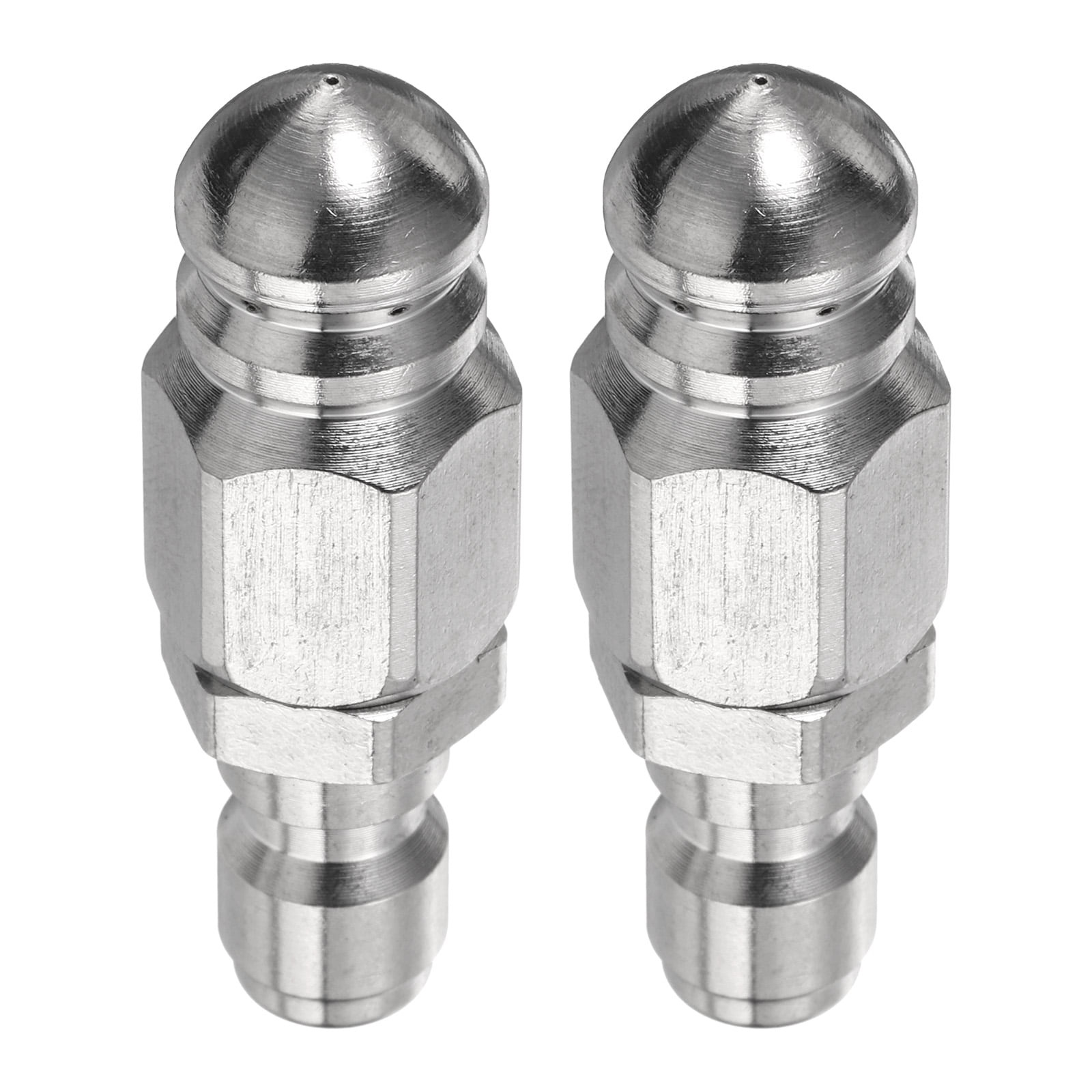 Uxcell 2pcs Pressure Washer Sewer Nozzles 1/4" Quick Connect 5000 PSI ...