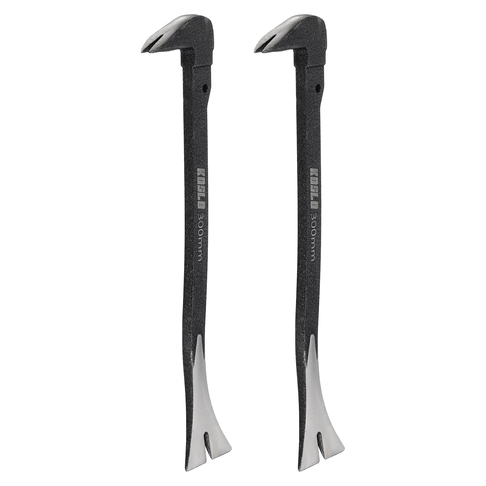Uxcell 2pcs Pry Bar Crowbar Nail Puller 14" Carbon Steel Crowbar Tool ...