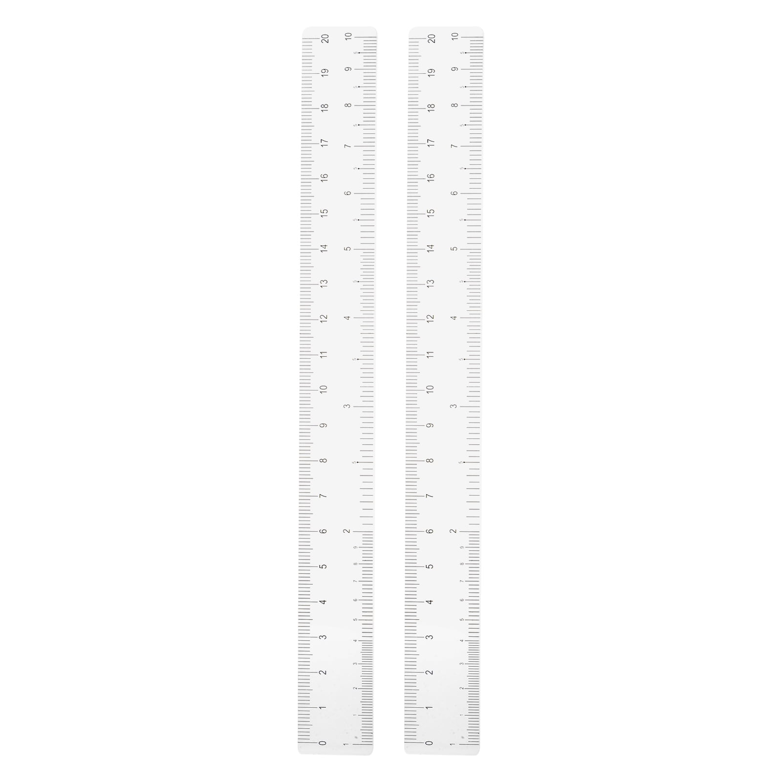 Uxcell 2pcs Public Examination Speed Ruler 20cm Stationery Data ...
