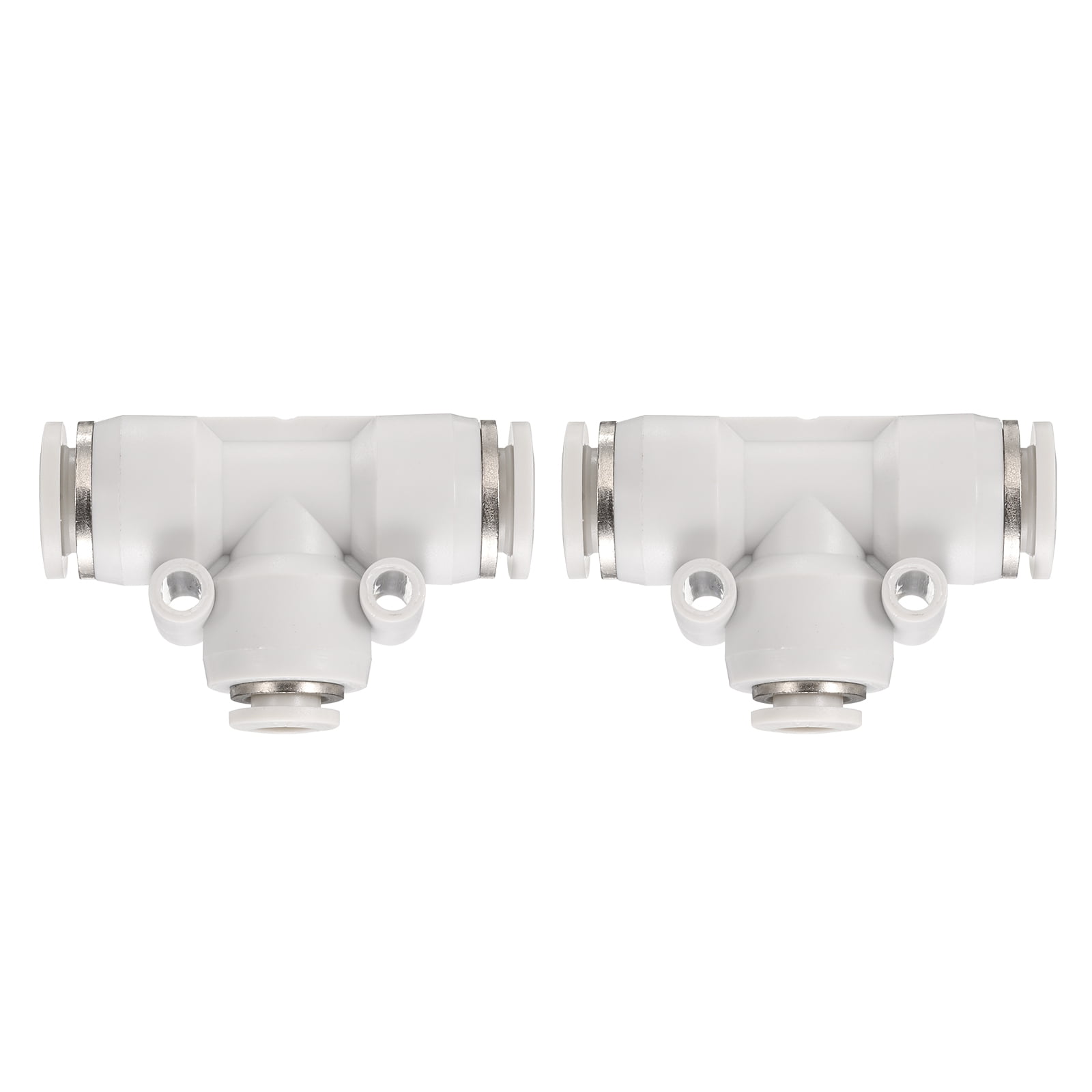 Uxcell 2pcs Push to Connect Fittings 3/8" Tube OD x 1/4" OD Push Lock ...