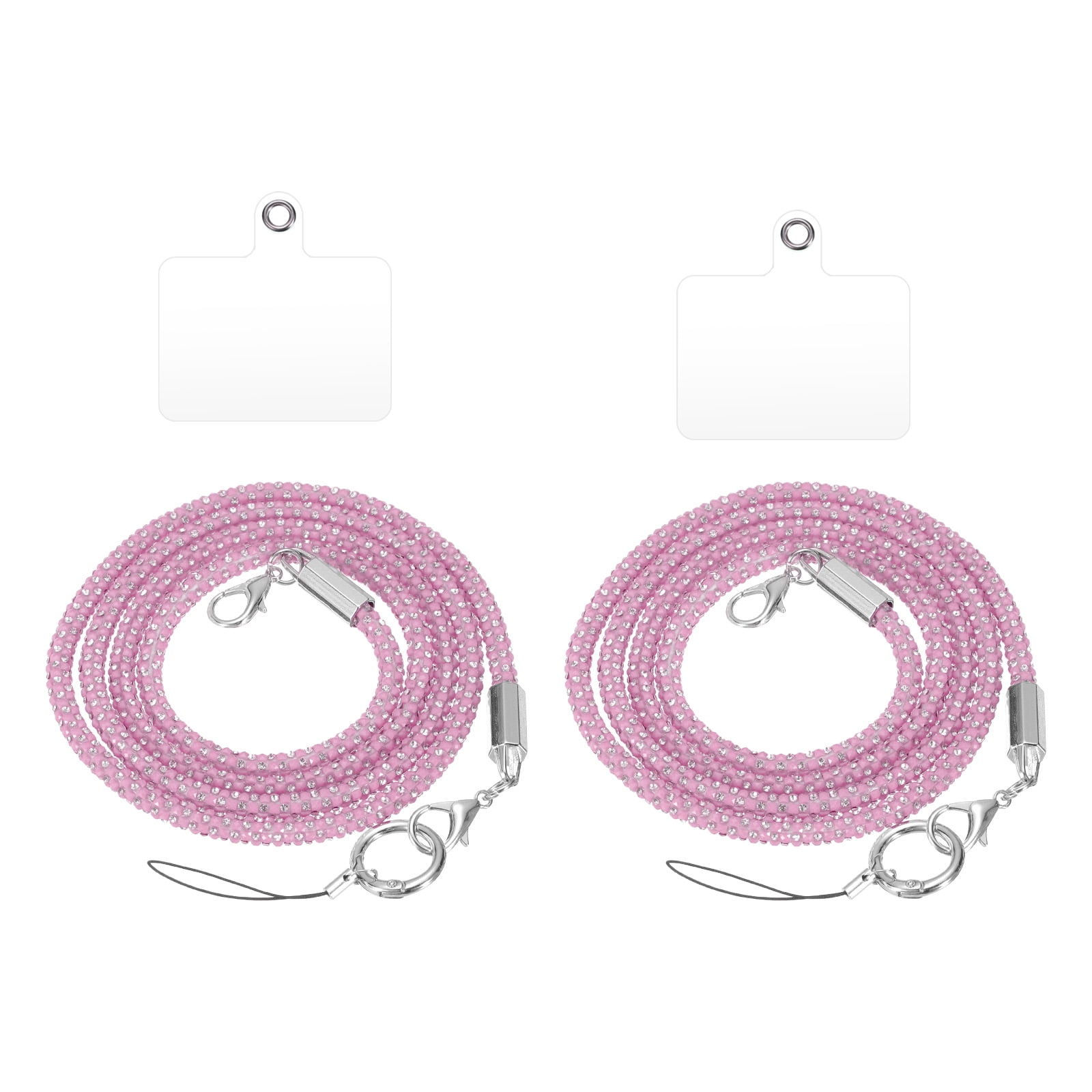 Uxcell 2pcs Rhinestone Purse Straps, 27.6" Crystal Bag Handle Sparkly ...