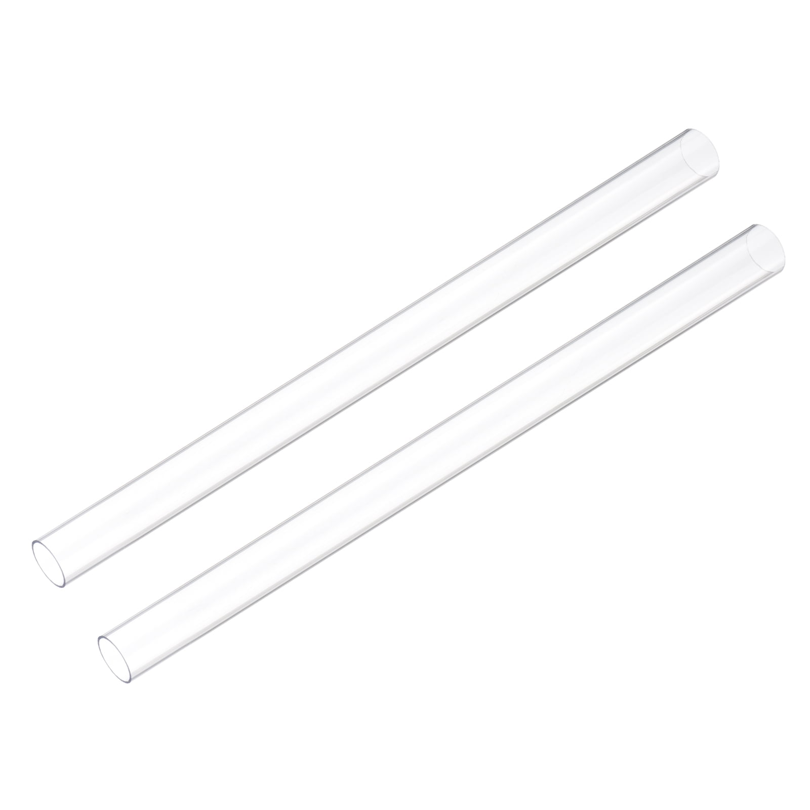 Water Pipe Hardware Tubing Uxcell 2-Pack Clear Polycarbonate Rigid ...