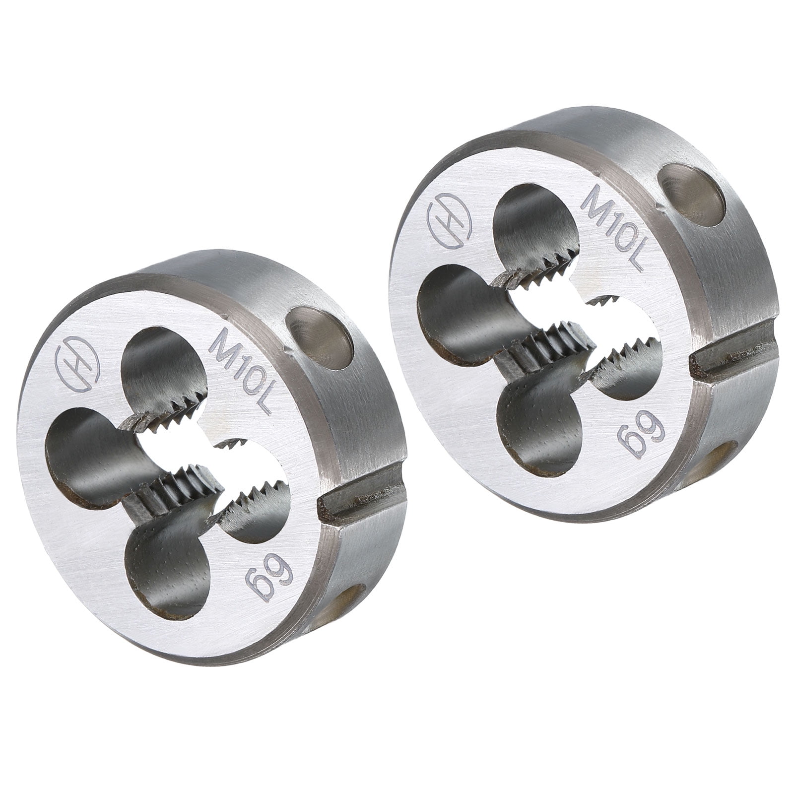 Uxcell 2pcs Round Threading Die M10 x 1.5 Metric Thread Left Hand Screw ...