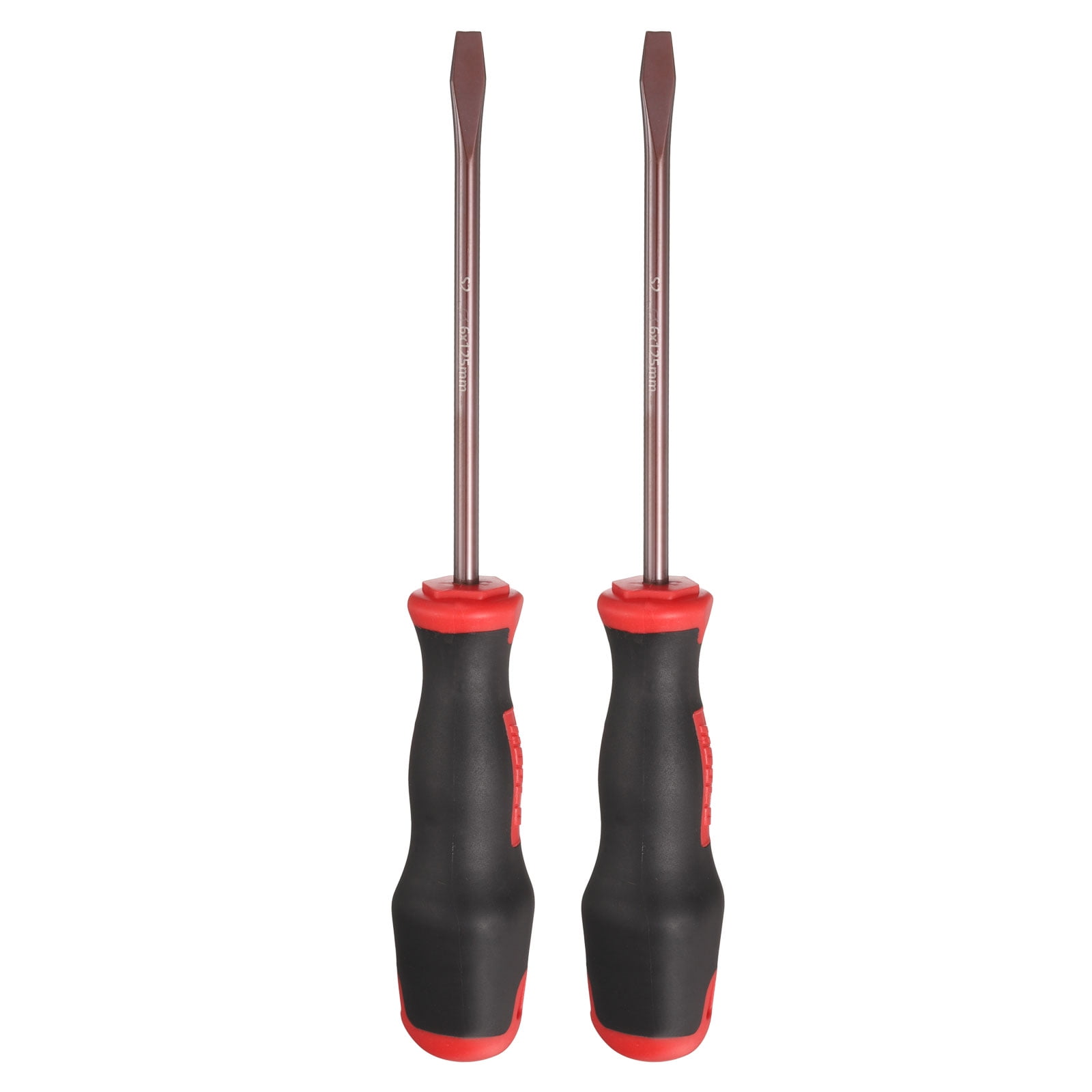 Uxcell 2pcs SL6 Flat Head Screwdriver 9.65" Magnetic Screwdrivers 4.72 ...