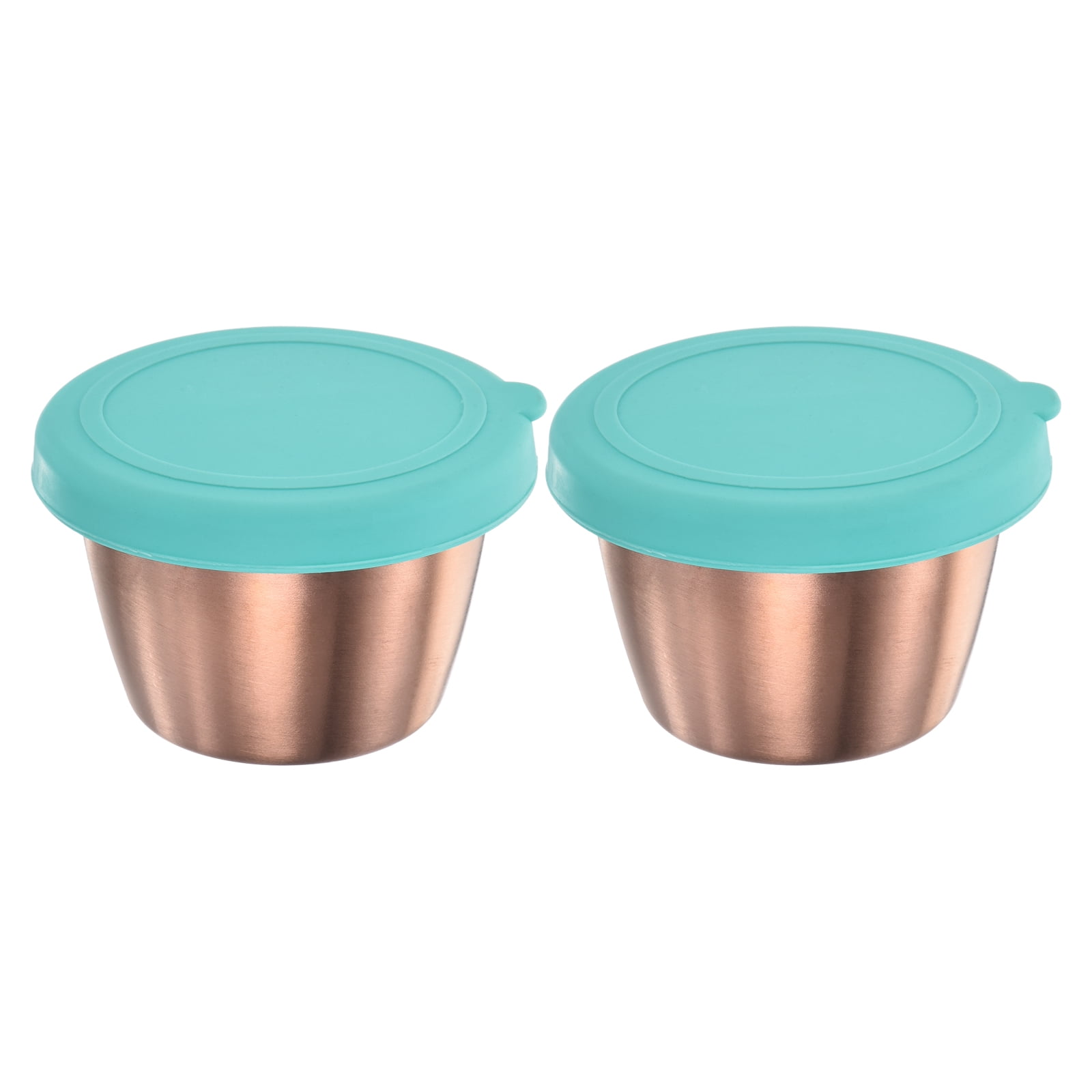 Uxcell 2pcs Salad Dressing Container, 2.4oz Kitchen Containers ...