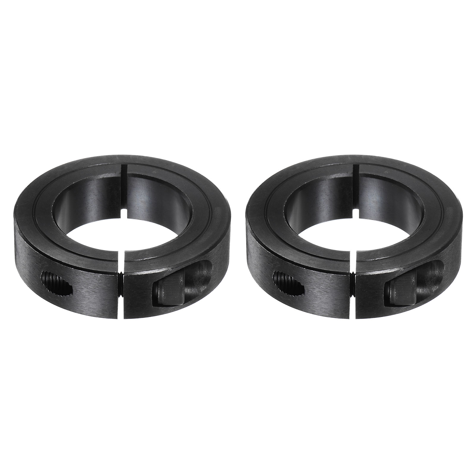Uxcell 2pcs Shaft Collars 1-5/8" Bore 2-5/8" OD 11/16" Width Single ...