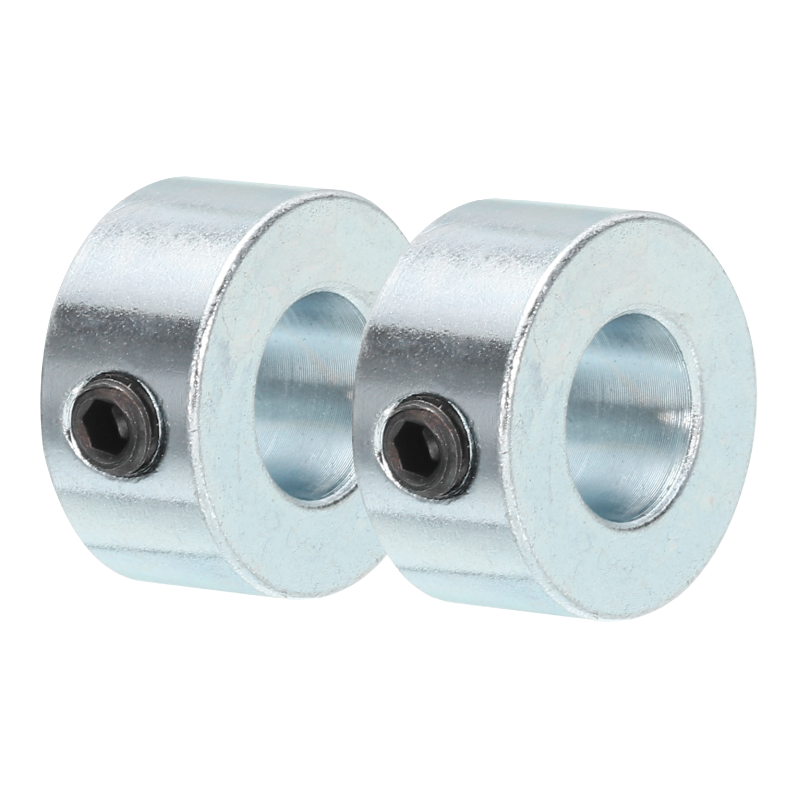 Uxcell 2pcs Shaft Collars 2/5" Bore Carbon Steel Shaft Collars 4/5" OD ...