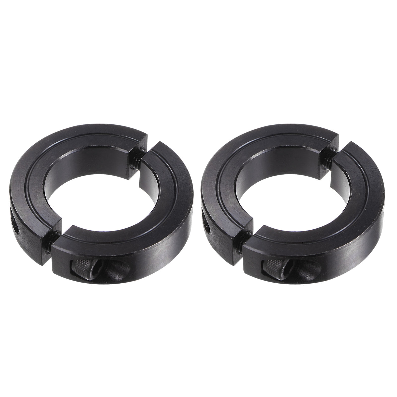 Uxcell 2pcs Shaft Collars for 1-1/4" Rod 2-1/16" OD 1/2" Width Double ...
