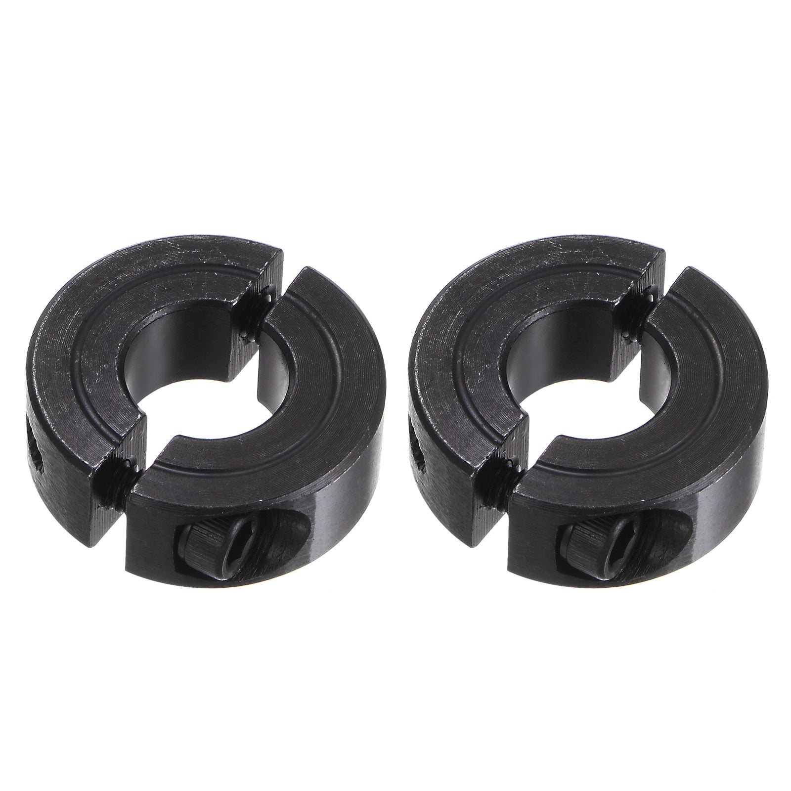 Uxcell 2pcs Shaft Collars for 1/2" Rod 1-1/8" OD 13/32" Width Double ...